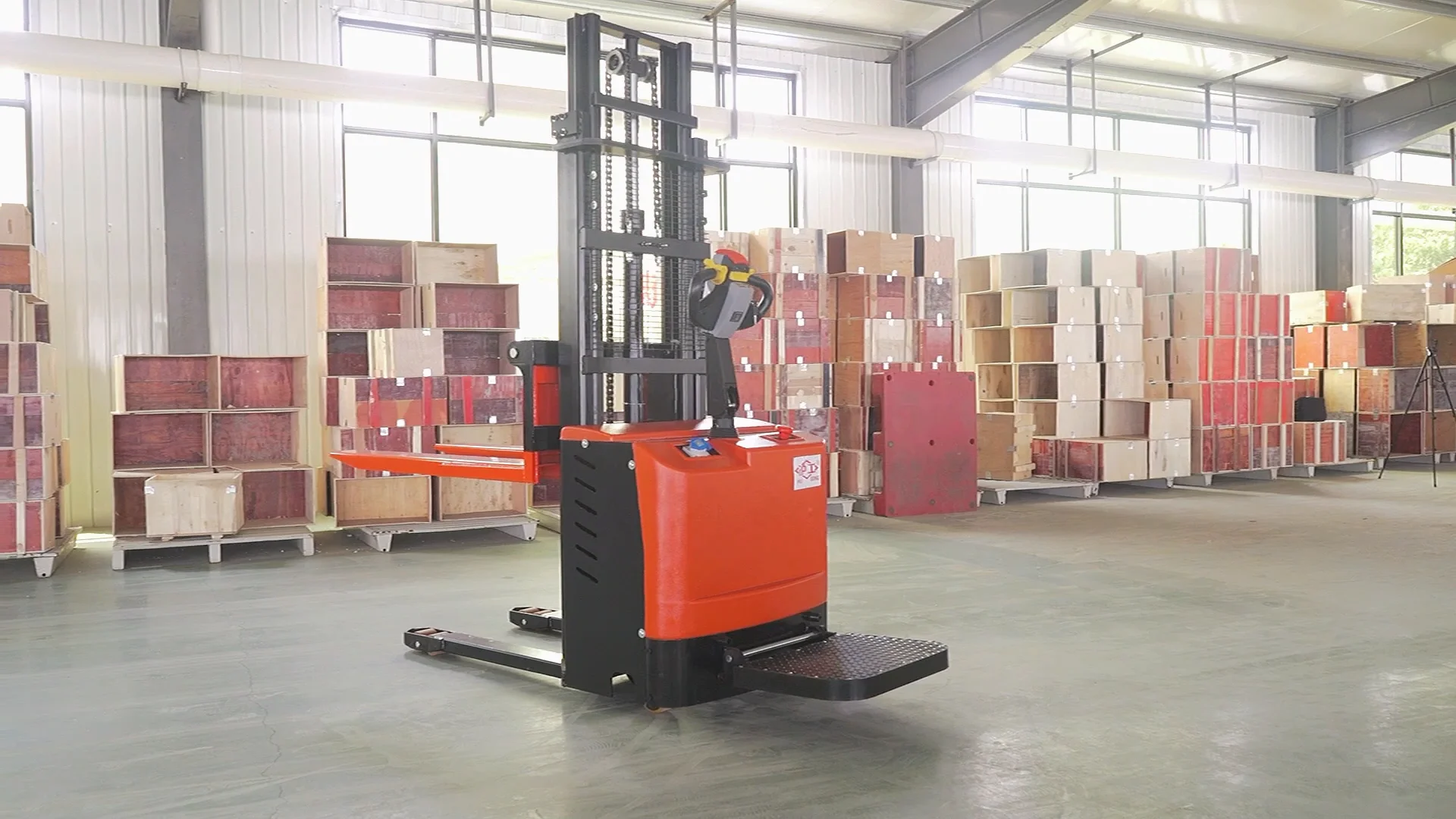Electric Stacker Forklift Mobile Pallet Stacker Hydraulic Stacker Pump ...