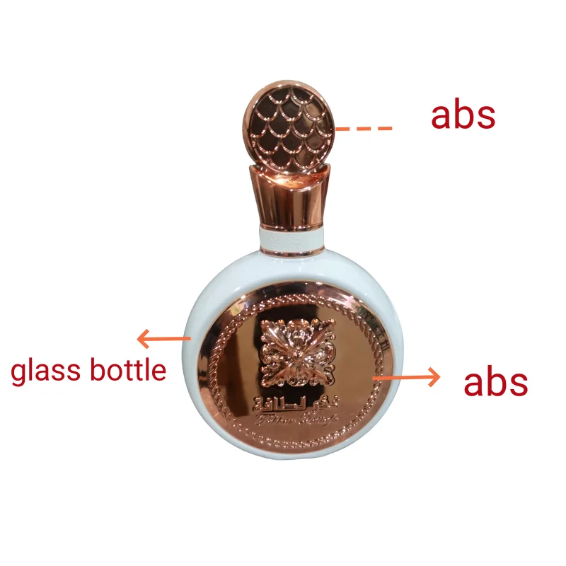 Luxury Round Glass Men Perfume Fragrance Bottle Electroplate Round ...