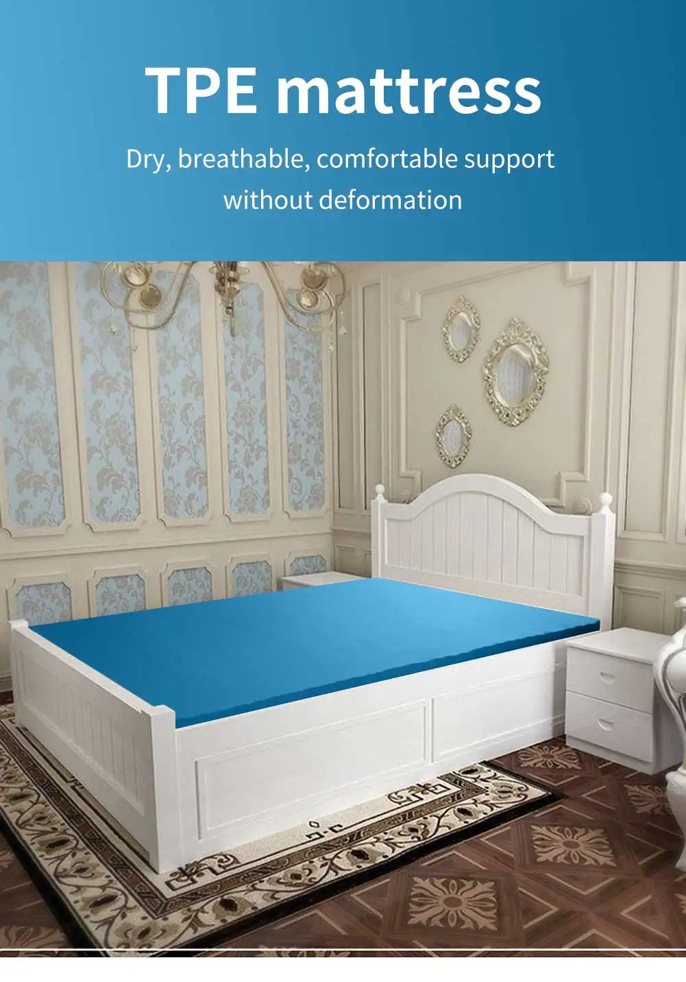 Factory Wholesale Mattress Pads Tpe Gel Silicone Mattress Bed Washable ...