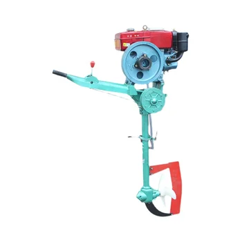 10 Hp Air-cooled Marine Diesel Vertical Hang Pulp Machine Outboard ...