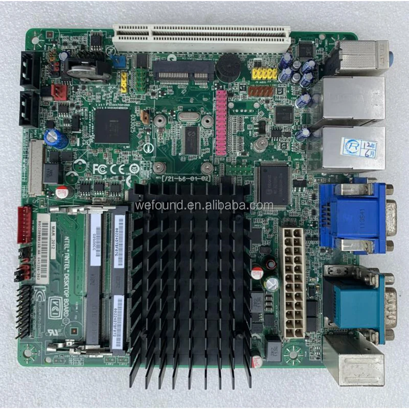 Original Mini-itx Desktop Motherboard For Intel D2500cc Ddr3l 17*17 Atm ...