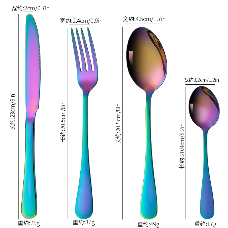 Luxury 24 Pcs Cutlery Set with Golden Box - Perfect for Parties