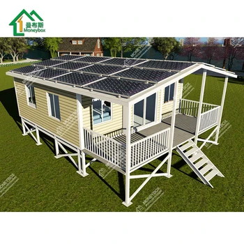 20ft Expandable Prefabricated Solar Panel Luxury Outdoor Container ...