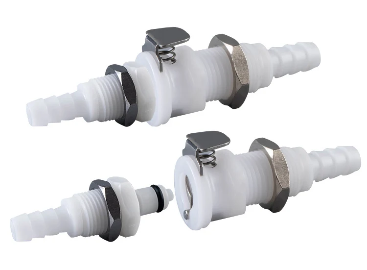 Plastic Quick Coupling Hose Connector for PVC Tubes