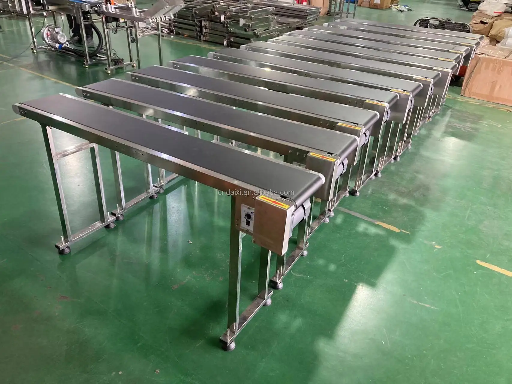 Daixi Belt Conveyor Table Heavy Duty Stainless Steel Motorized Belt ...