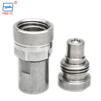Male Female Hydraulic Connector Release Coupler Quick Coupling Hose ...