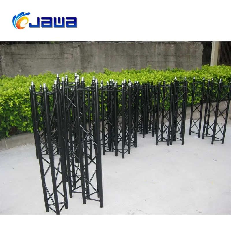 Black Mini Truss Frame Size 100mm*100mm For Aluminium Lighting Stage ...