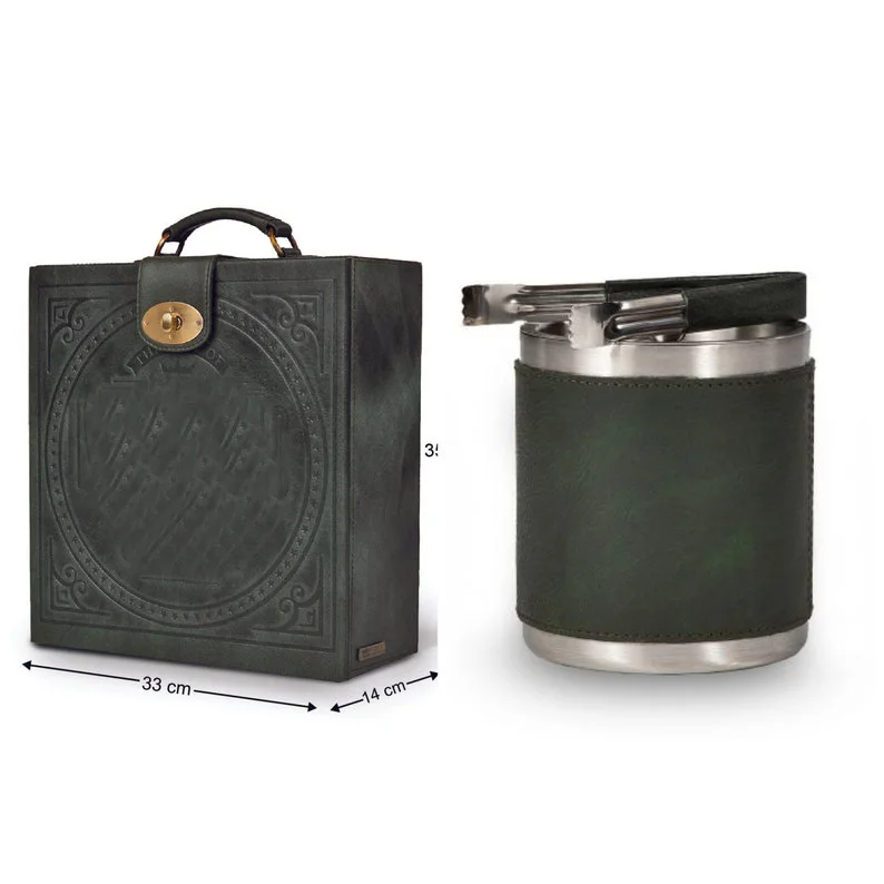 Custom Portable Leather Bar Briefcase Cocktail Set Travel Case| Alibaba.com