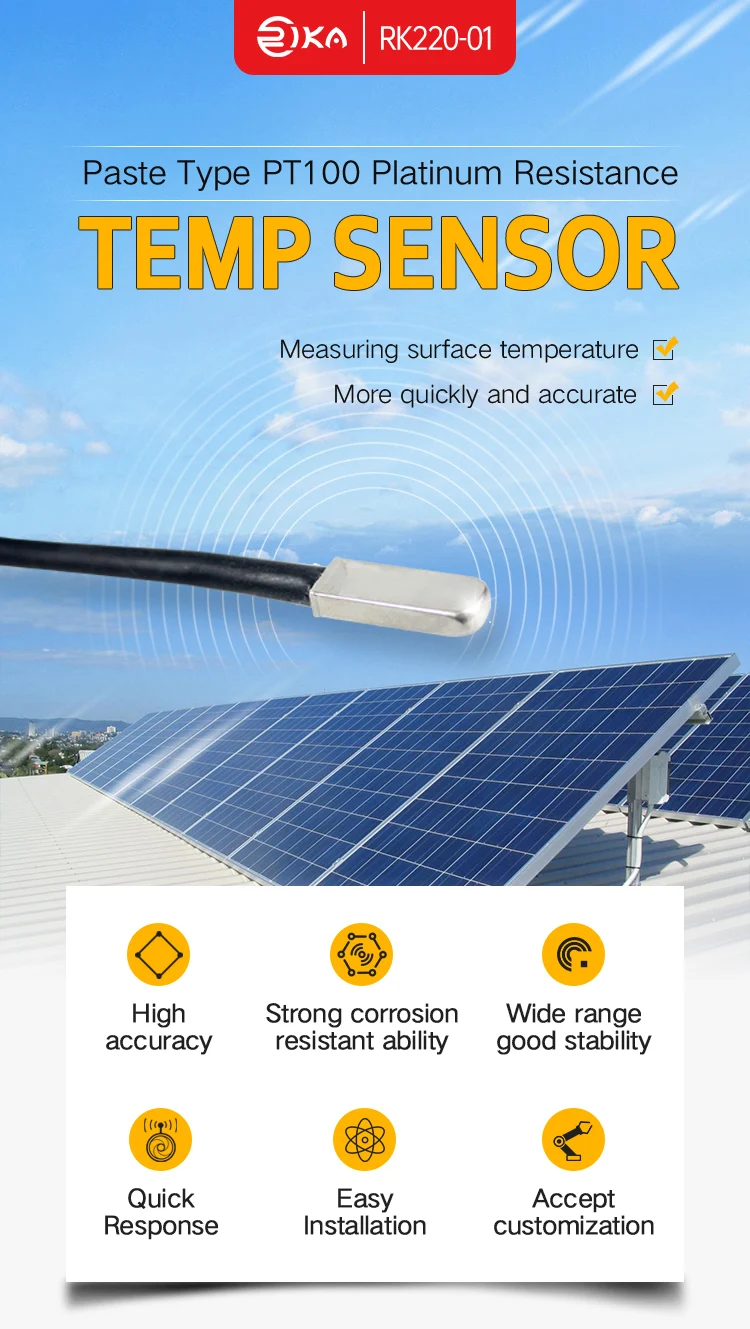 RIKA RK220-01 PV Temperature Sensor for Photovoltaic Power Generation