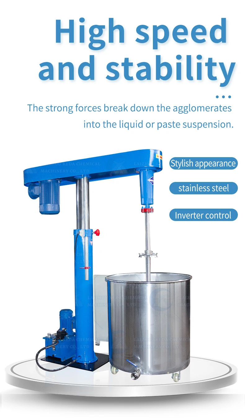 7.5kwkw Ex-proof High Speed Disperser Paint Mixer Ink Dissolver Acrylic ...