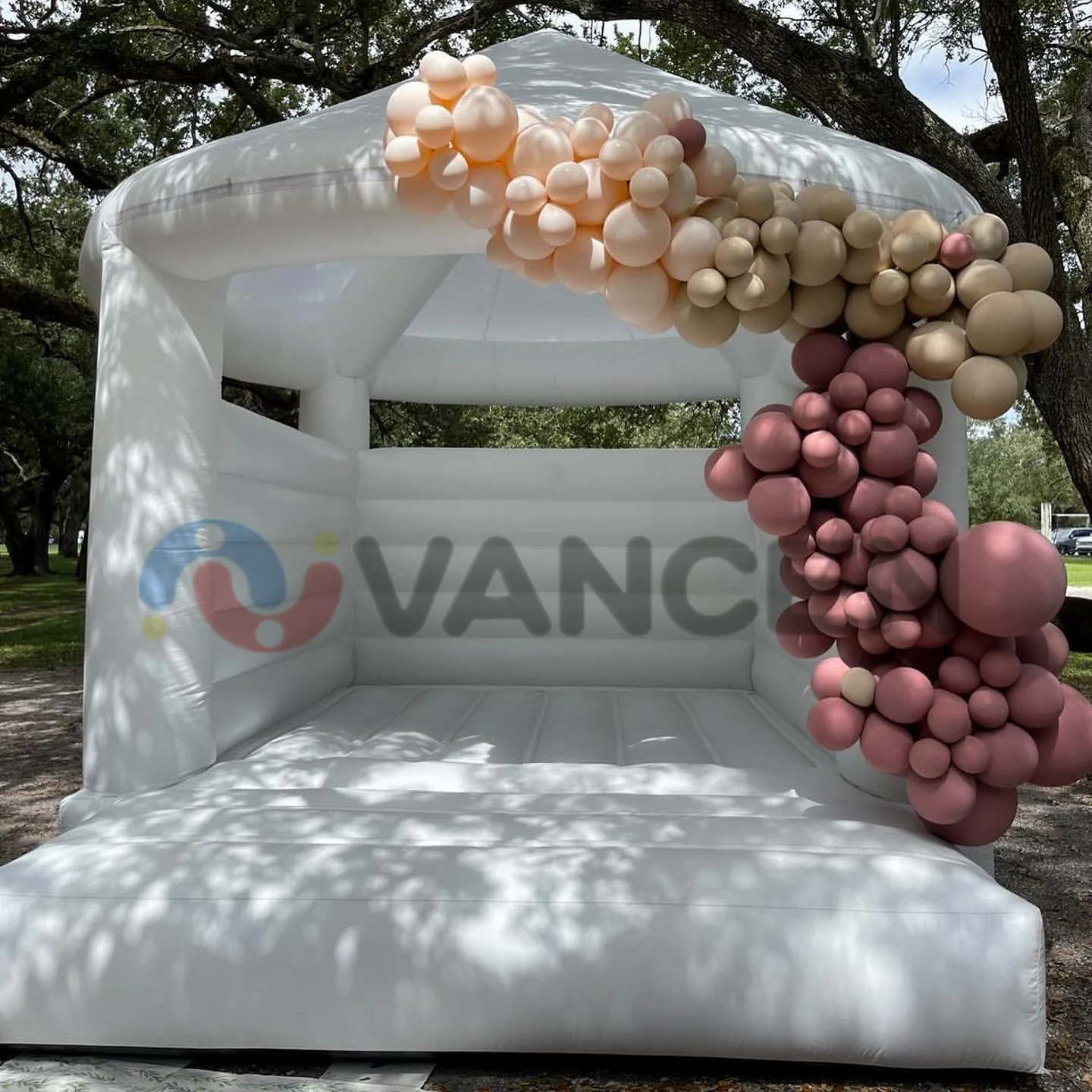 Fast Delivery Inflatable White Wedding Jumper Pvc Inflatable Bouncy ...