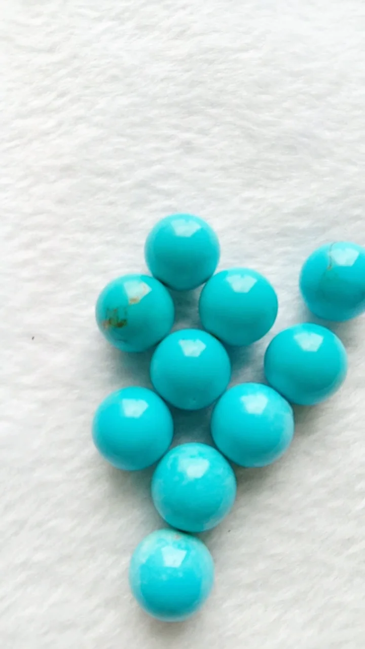 Natural Compressed Turquoise Nugget Beads For Making Jewellery - Buy ...