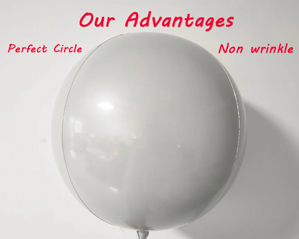 4d Balloon Perfect Round Shape 4d Globos Mylar Balloon Birthday Wedding ...