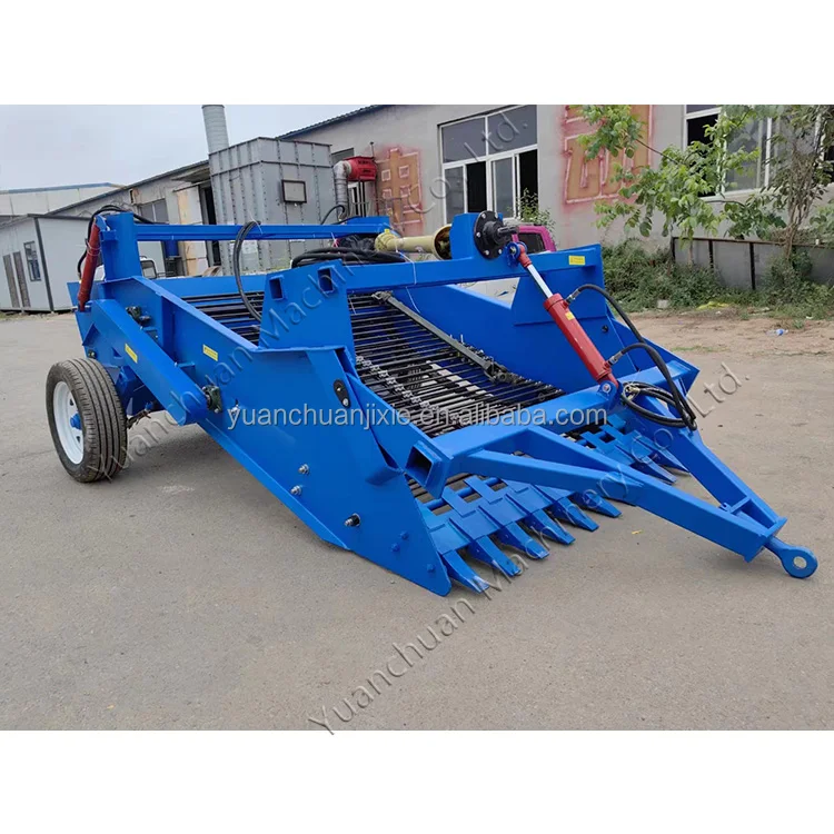 Tractor-pulled Small Hydraulic Stone Picker - High Productivity