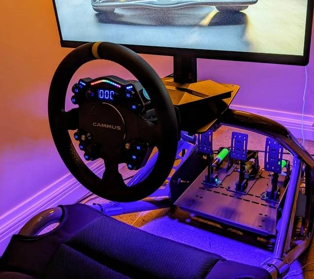 CAMMUS C12 Direct Drive Racing Wheel with Pedals for PC Gaming ...