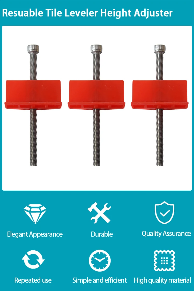 Reusable Tile Leveler System Height Adjuster Tile Height Locator