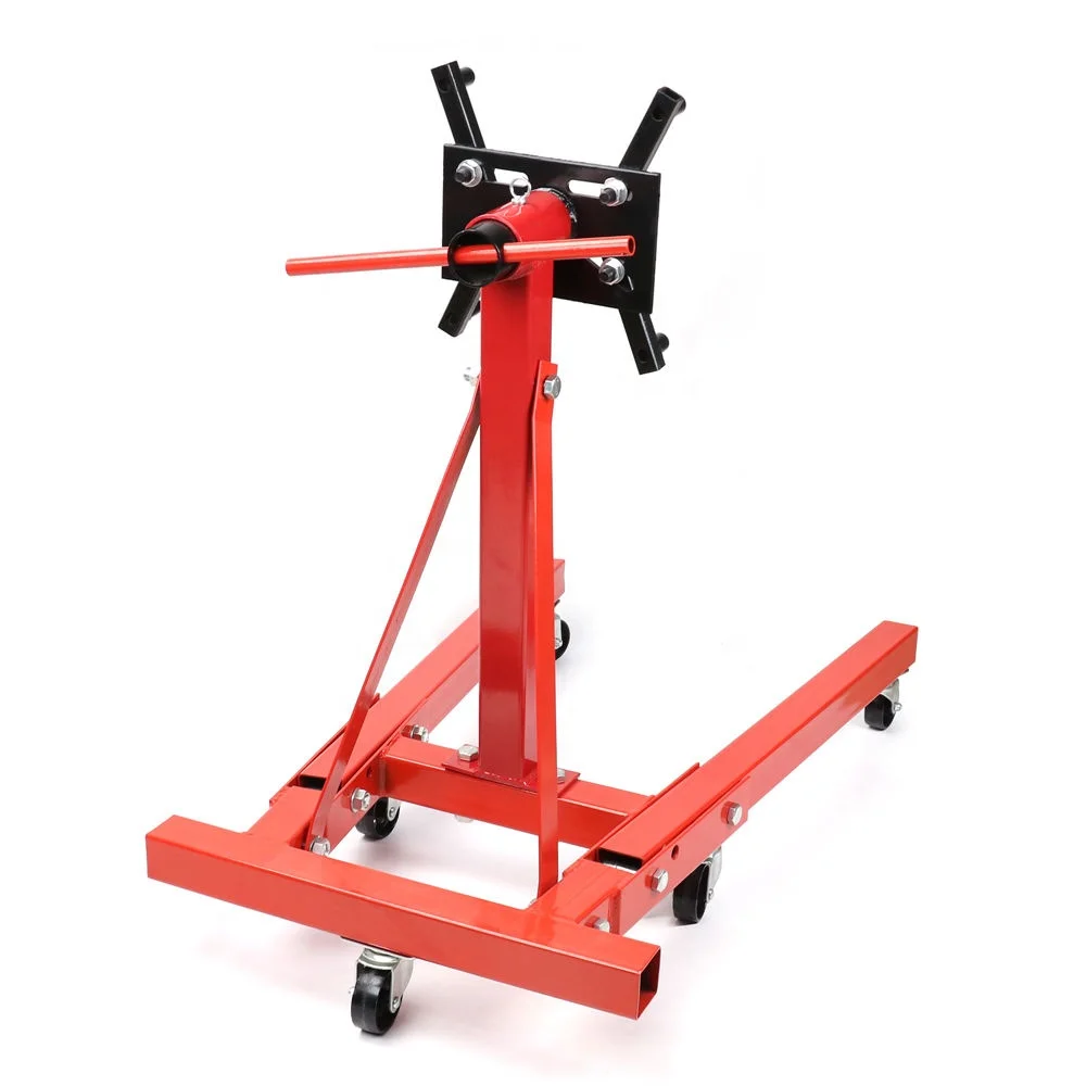2000LBS Capacity Workshop Auto Tools Car Engine Stand with Wheels