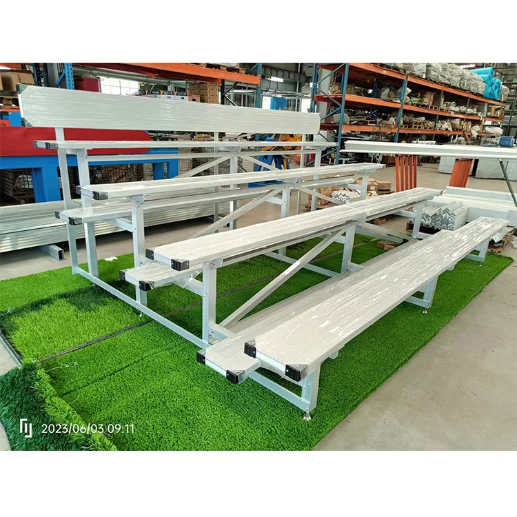 Aluminum Bench Movable Stadium Aluminum Portable Outdoor Bleacher ...
