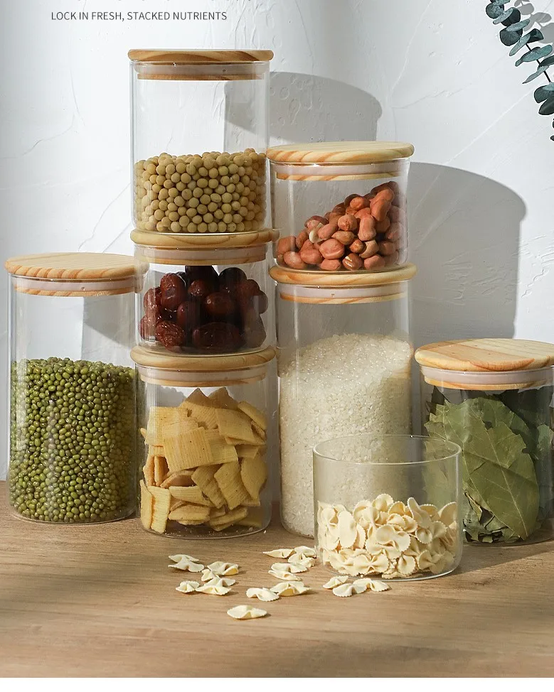 Heat Resistant Candy Jar Food 24oz - Durable & Stylish