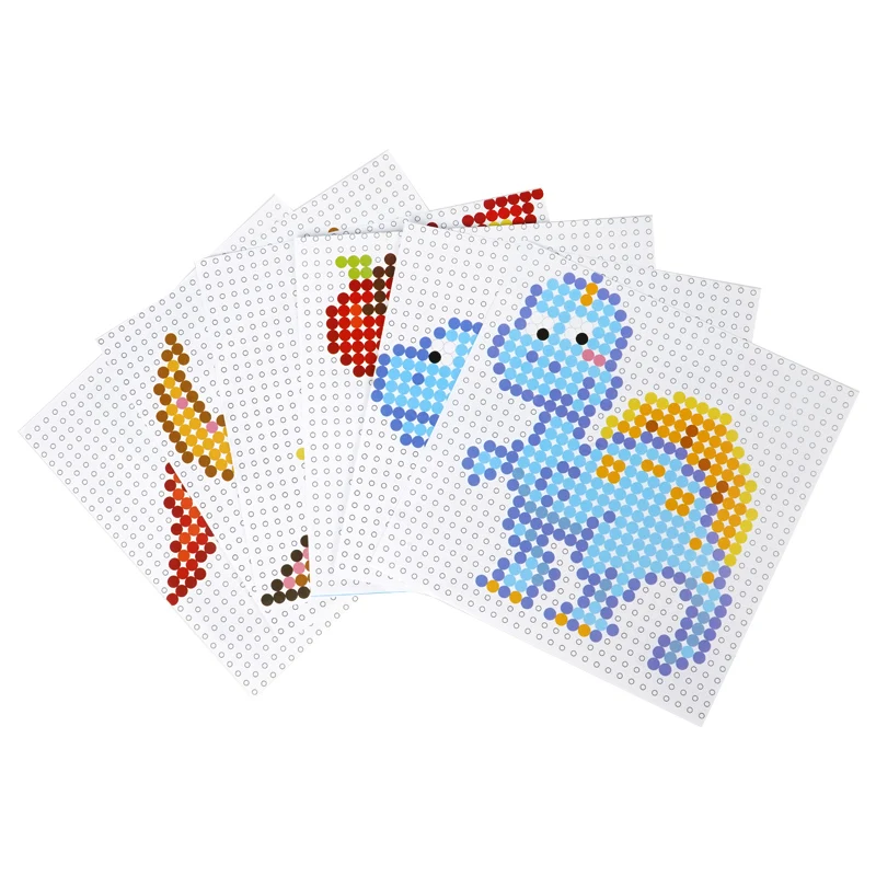 Diy Craft Fuse Iron Perler Bead Kit Toys For Kids Toy T Rex Perler ...