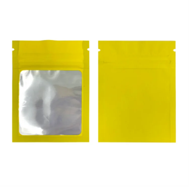 Sachet Glossy Foil Plastic Paper Small Zip Bag Customized Logo Food ...