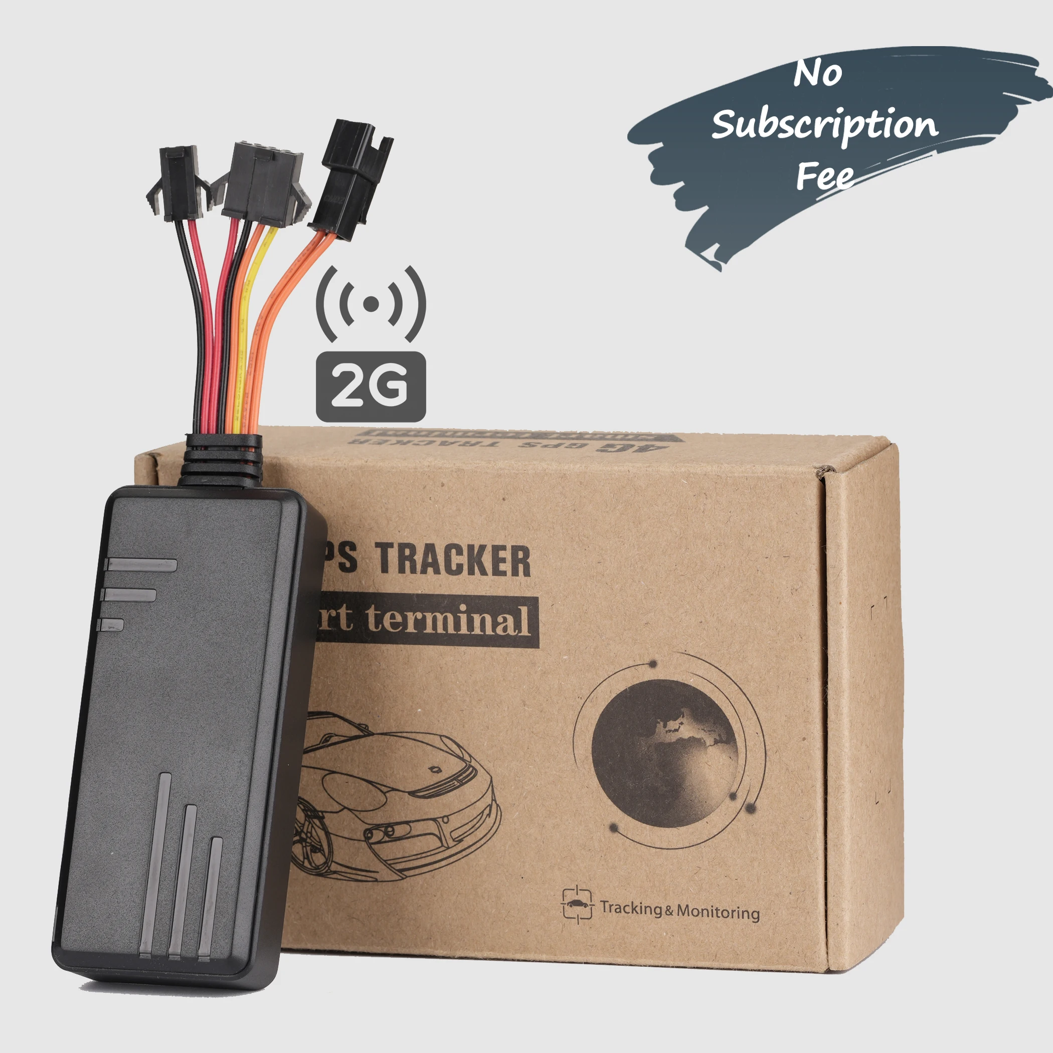 4g 2g 8-wire Car Gps Tracker With Path Recording Vehicle Tracking ...