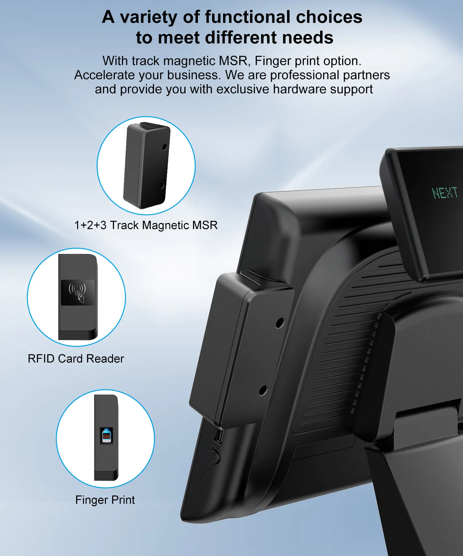 MICROPOS 15 Inch Touch Screen POS Machine for Retail Shop
