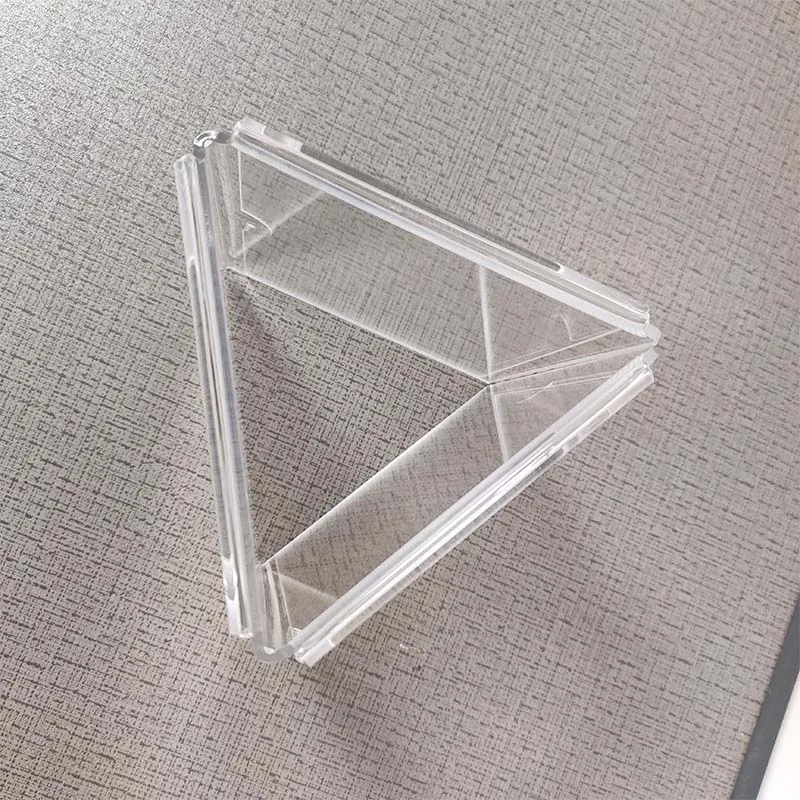 Clear Acrylic Triangle Table Sign Holder - Custom Size Acrylic Menu ...