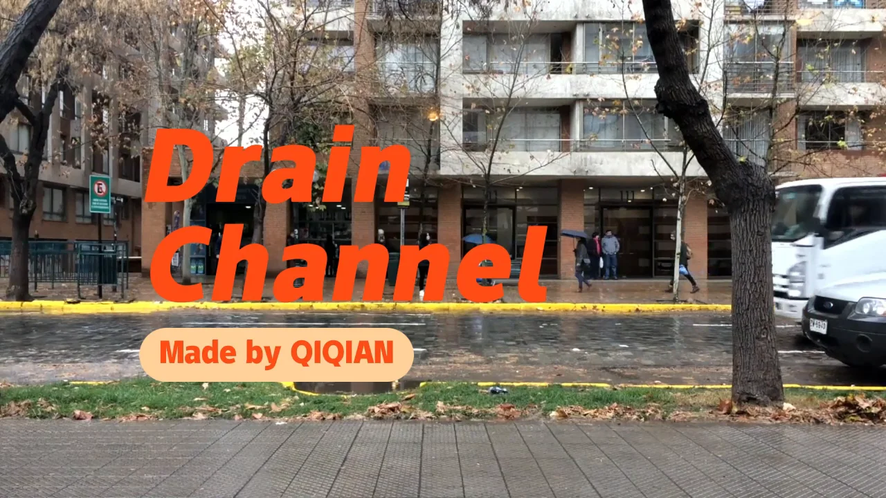 Outdoor Resin Concrete Water Drainage Channel Stainless Steel Grating ...