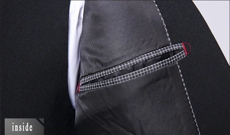 Gaoding Men's Slim Fit British Style Wedding Dress Groom Suit