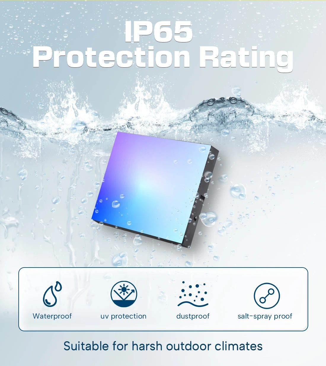 Outdoor P10 LED Video Wall Panel 960*960mm Cabinet 3D Advertising ...