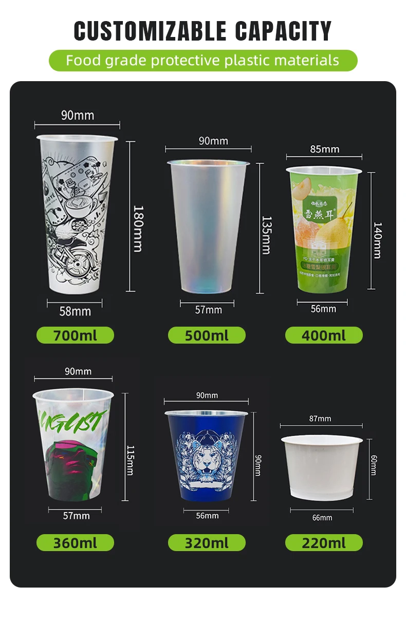 12oz 360ml One Away Portable Transparent Filling Ml Food Beverage Patron Red Color Production ...