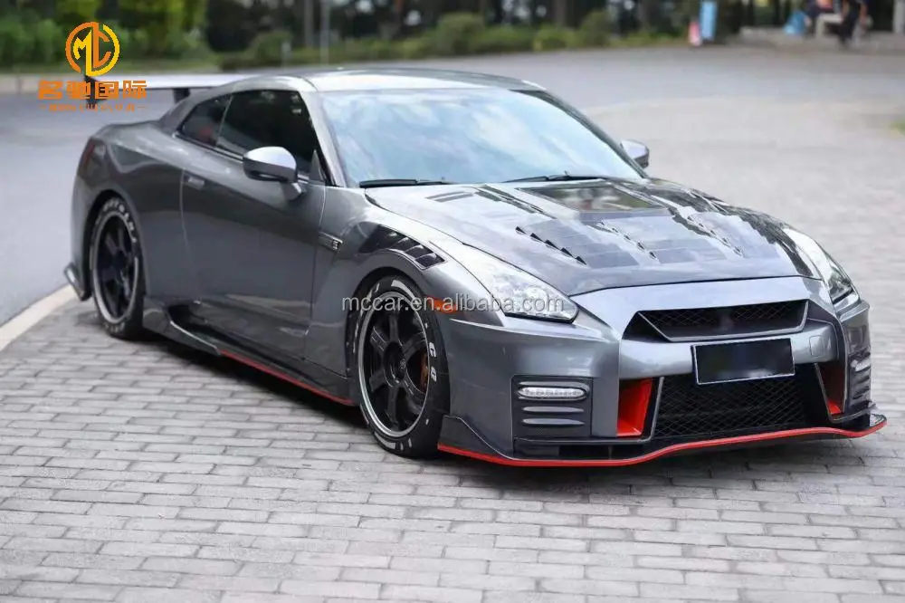 Nissan GT-R35 GTR35 Perforated Carbon Fiber Bonnet - Autoben Parts