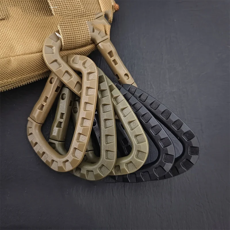 Lwxc Tactical Molle Plastic Hook Carabiner Hiking D-ring Buckle ...