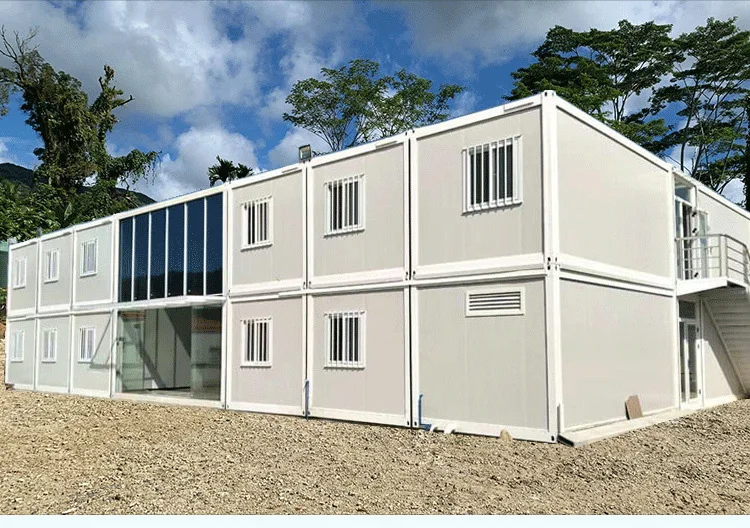 Double Storey Multistorey Prefab Duplex House Removable Quick Concrete ...