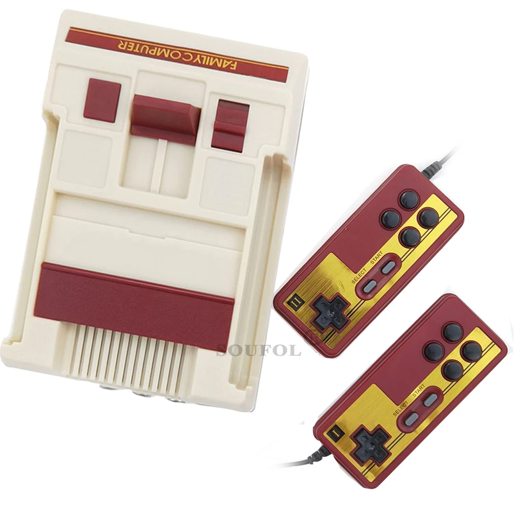 8 Bit Video Game Console Retro Gaming Built In 500 Classic Arcade Games ...