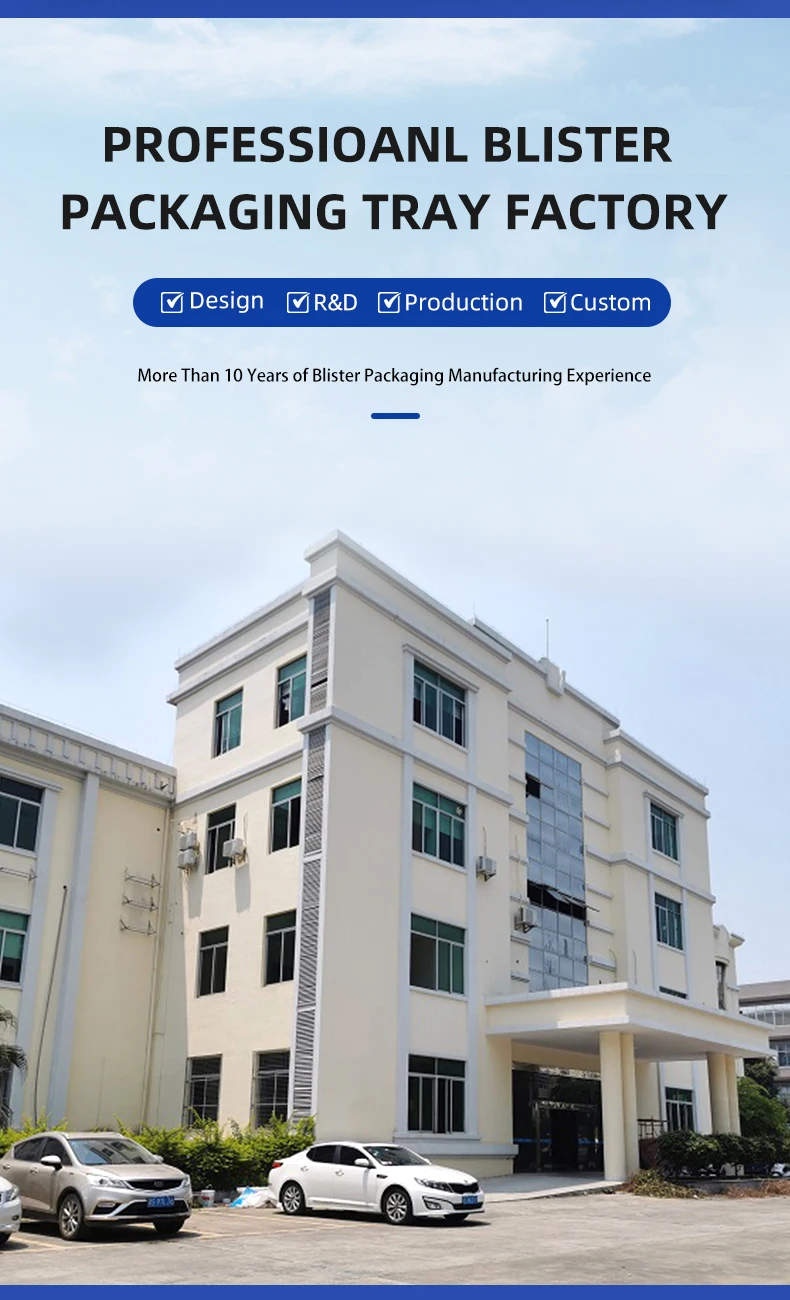 Custom Plastic Blister Tray Slide Blister Insert Cards Inner Clamshell ...