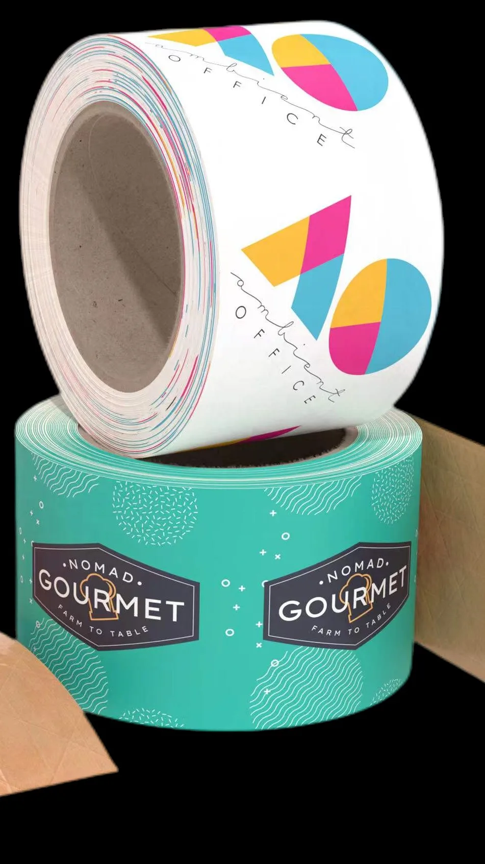 Custom Packing Branded Prime Kraft Paper Parcel Tape With Logo - Buy ...