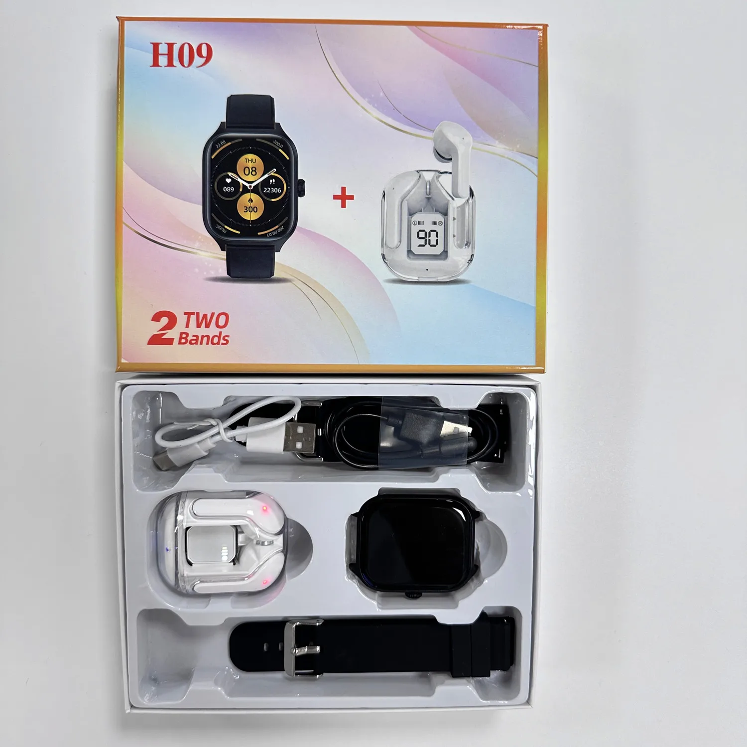 Alibaba.com: Gaoke H09 2-in-1 smartwatch with earbuds, original ...