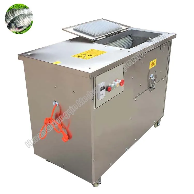 Shaved Fish Scales Small Fish Processing Machine Sent Cleaning Fish ...