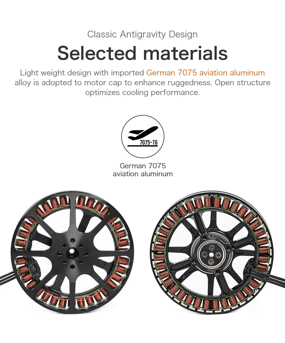 T-MOTOR MN1005 V2.0 KV90 Ultralight Aircraft Engine Big Thrust ...