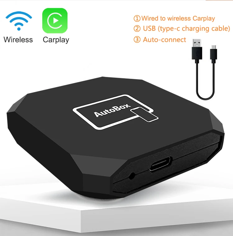 Wireless Mini Apple Carplay Smart Box - Android Auto