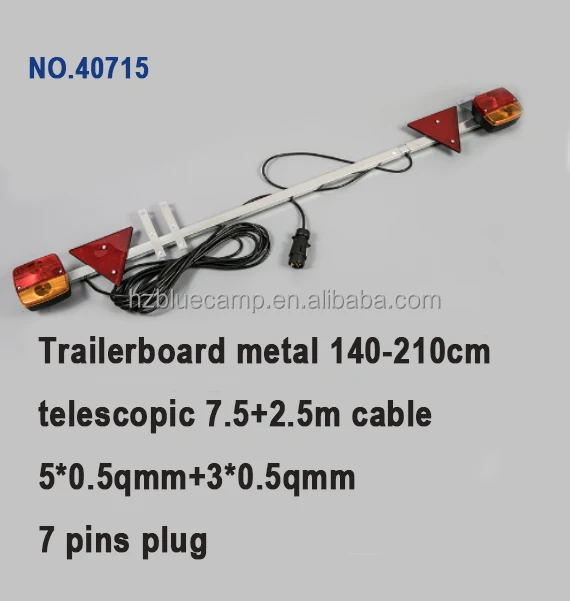 Led Trailer Light Pvc Trailer Board With 7pins Plug - Buy Pvc Trailer ...