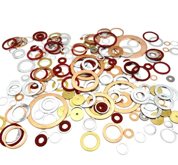 Factory Stock Copper Flat Shim Flat Round Brass Cooper Gasket Sealing ...