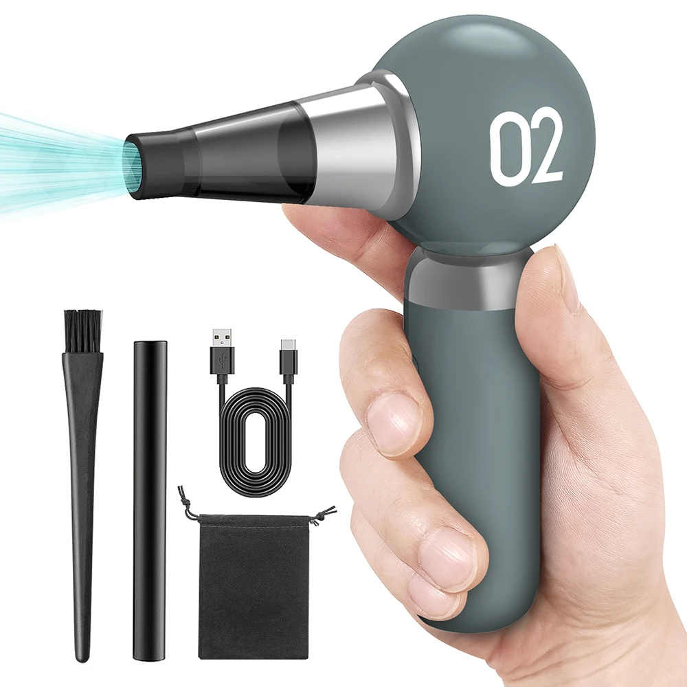 110000 Rpm Portable Mini Cordless Turbojet Air Duster Cold Air Blower ...