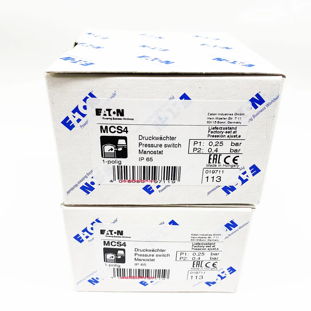 Brand New Original Eaton-moeller Pressure Switch Mcs4 - Buy Eaton ...