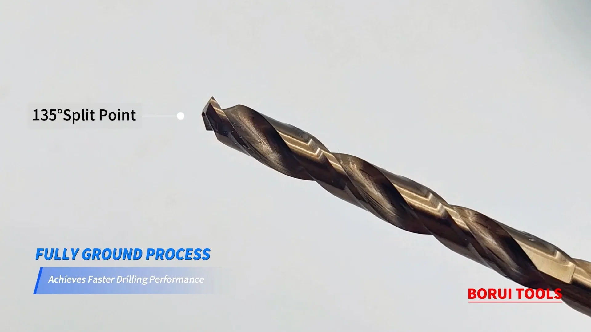 Borui Manufacturer D338 M35 Hss 5% Cobalt Steel 118 Degree Imperial Hss ...