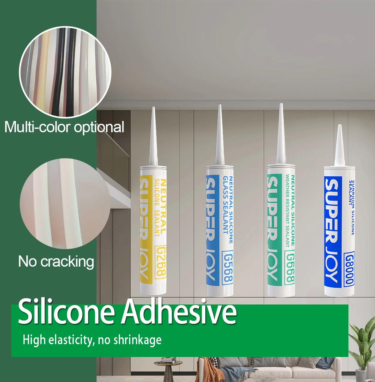 Acrylic Gap Filler - Neutral Silicone Sealant Adhesive
