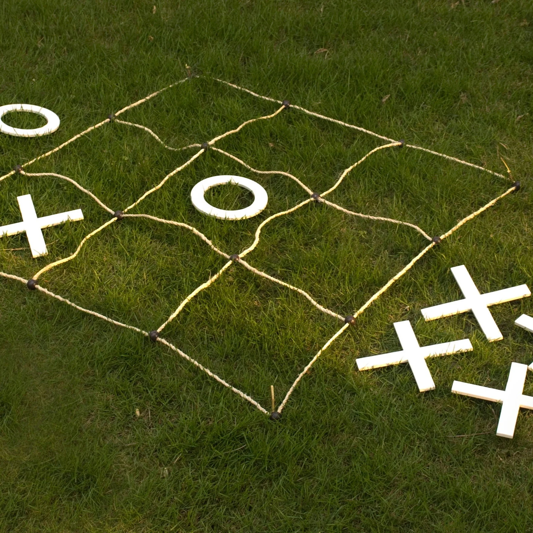 Outdoor Tic Tac Toe Wooden Giant Board Game Tic Tac Toe Game Pieces For ...