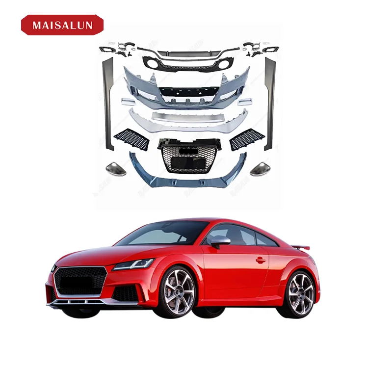 TTRS Style body kit For AUDI TT TTS upgrade TTRS Style car bumper front ...